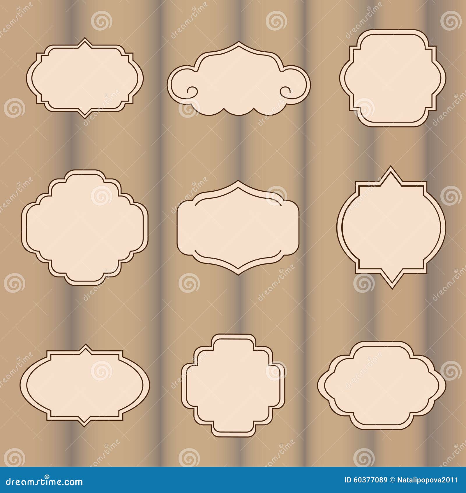 Set of vector labels stock vector. Illustration of graphic - 60377089