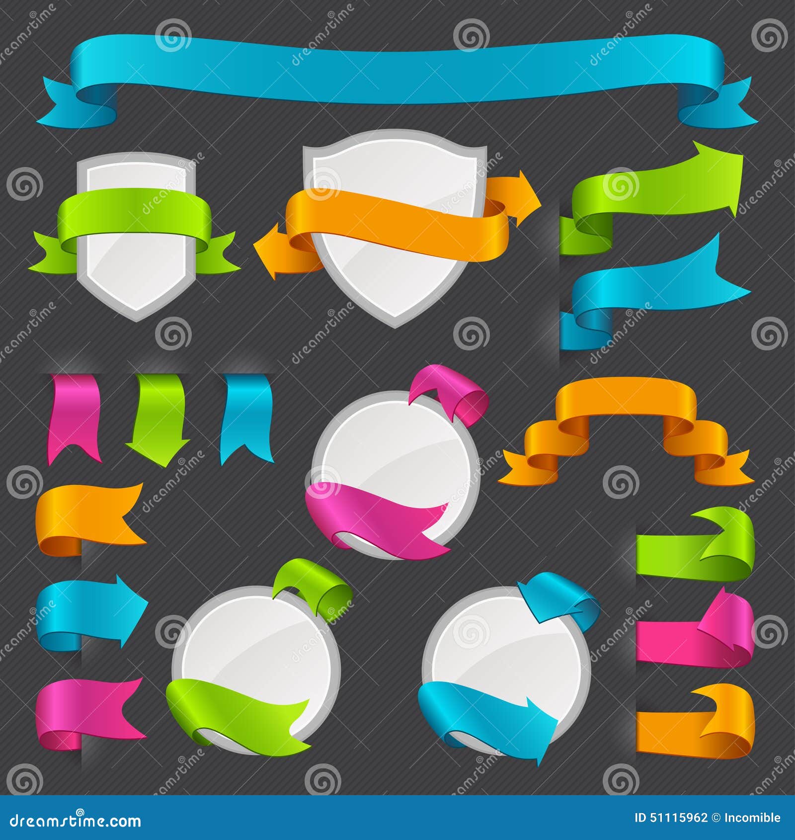 Set of Vector Labels and Stickers Stock Vector - Illustration of ...