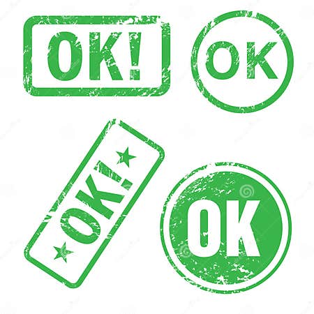 Ok stamp stock vector. Illustration of symbol, internet - 29934368