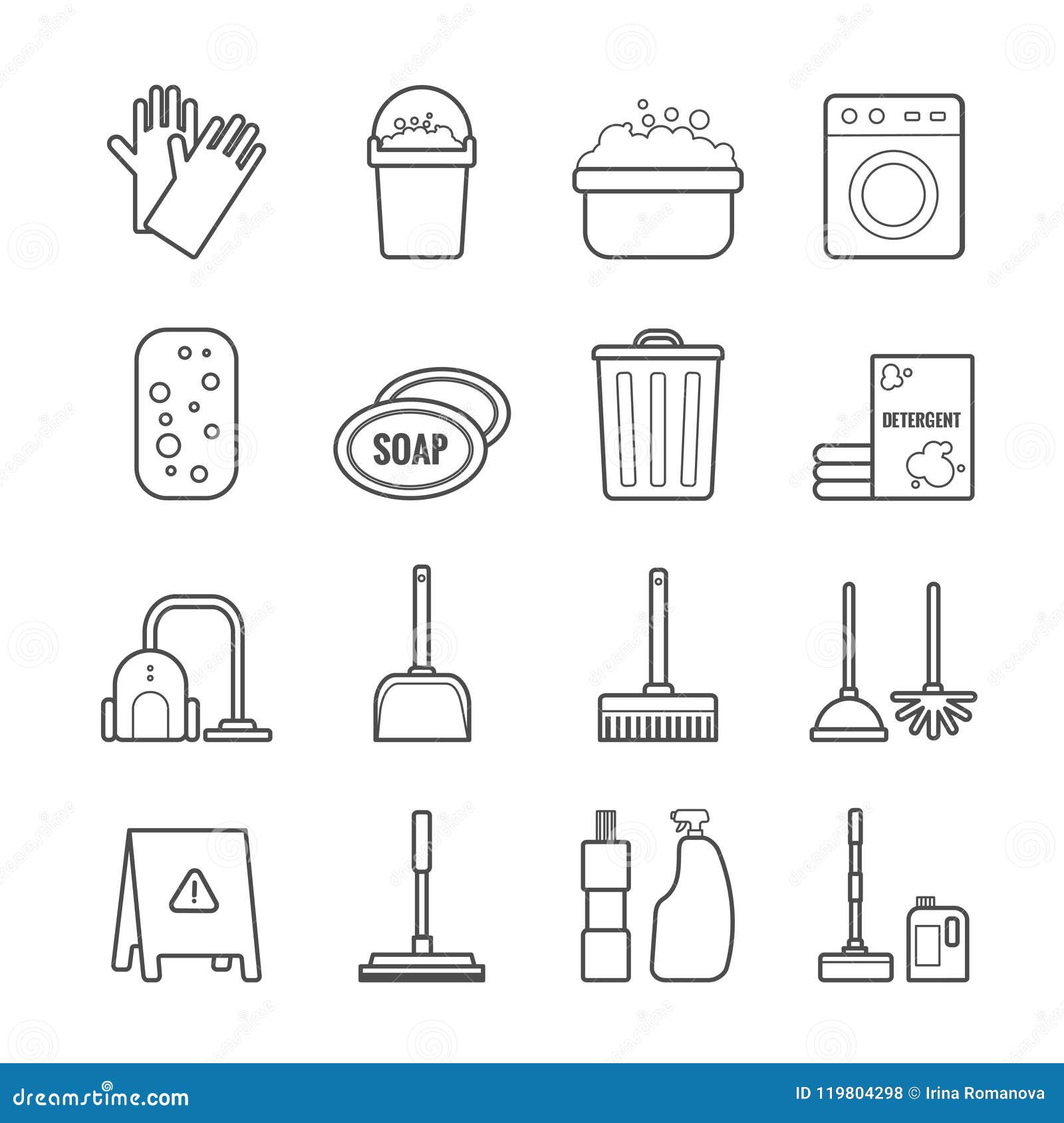 Outline Cleaning Stock Illustrations – 38,147 Outline Cleaning Stock ...