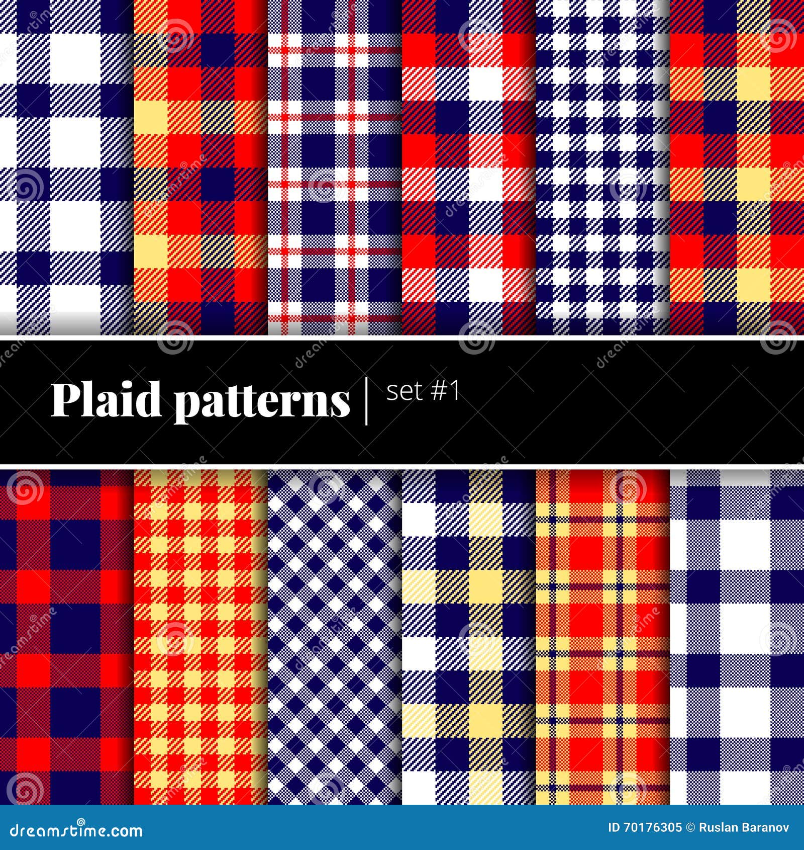 Set of Vector Plaid Patterns. See Also Other Sets. Stock Vector ...