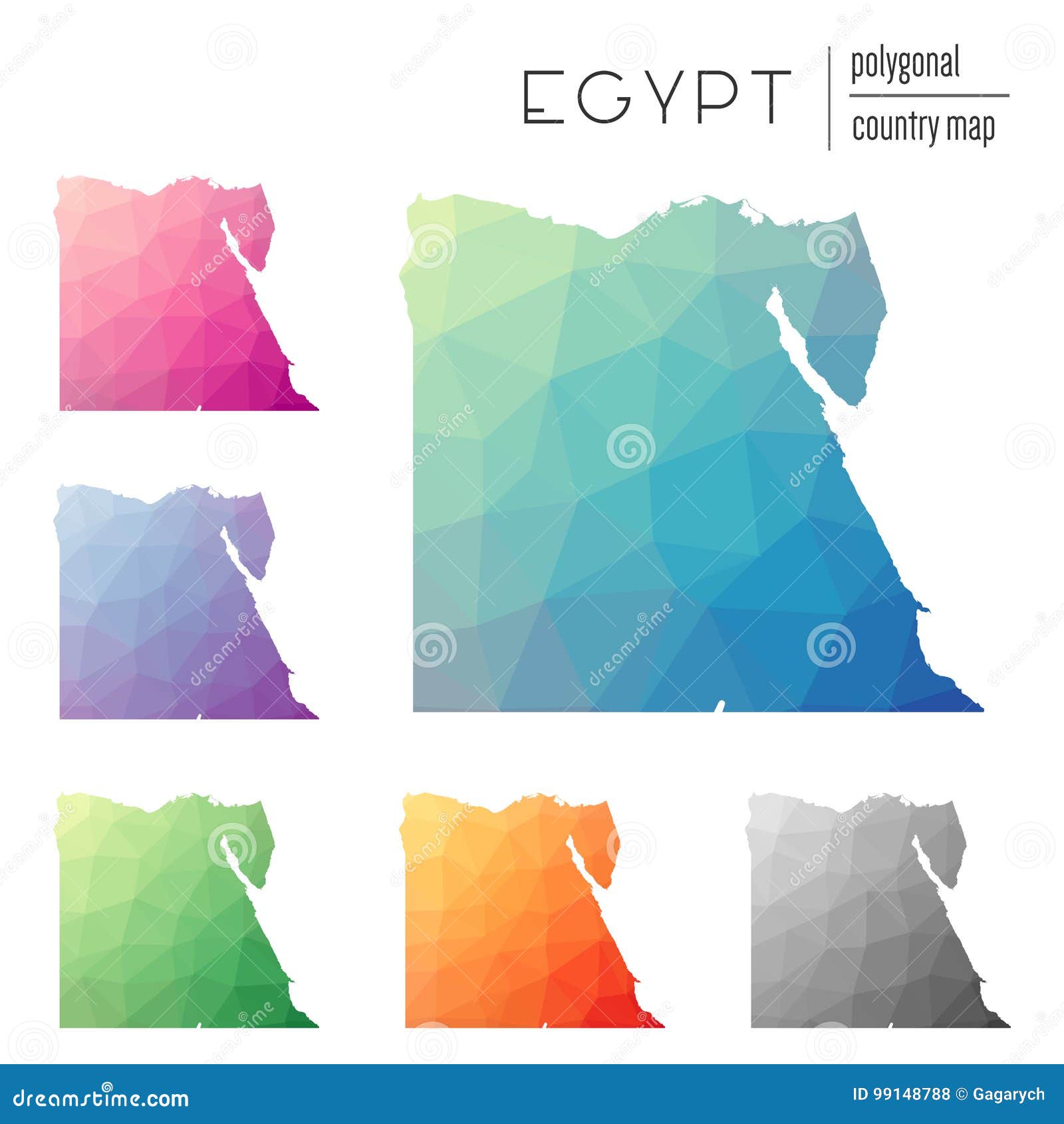 Egypt Maps With Markers Cartoon Vector | CartoonDealer.com #32970059