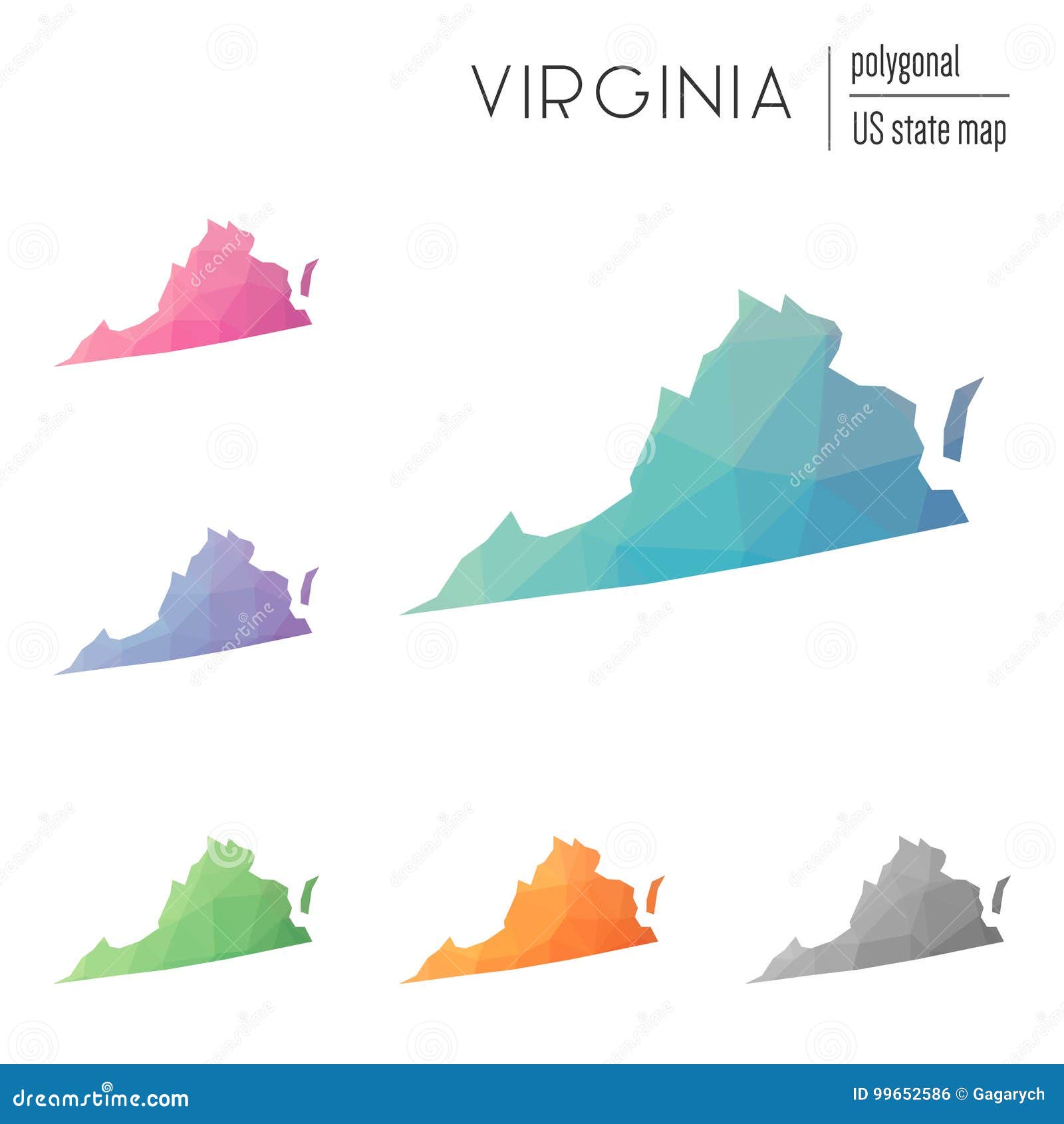 Virginia Maps Stock Illustrations – 487 Virginia Maps Stock ...