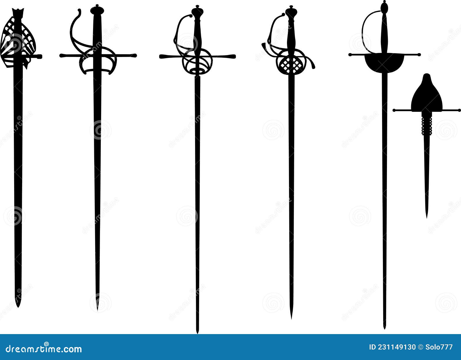 Rapier Epee Saber Fencing Sword Old Cold Weaponry Melee Weapon For ...