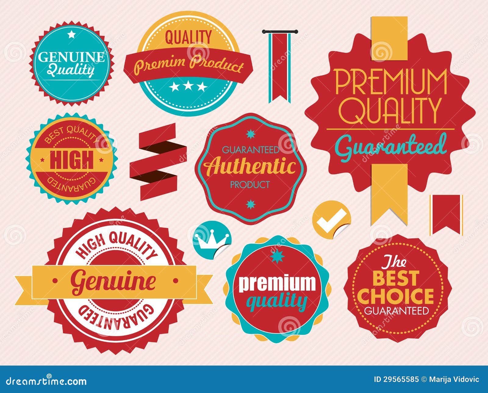 Set of vector stickers stock vector. Illustration of badge - 29565585