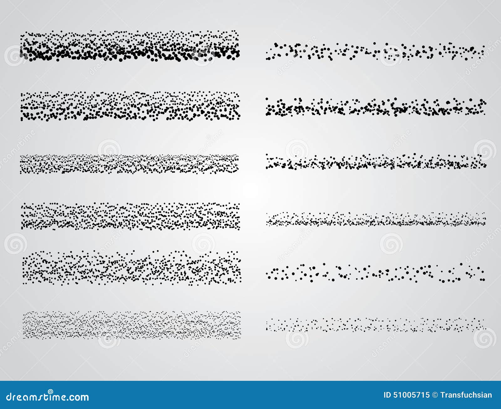 Set of Vector Stipple Drawing Brushes Stock Vector - Illustration of ...