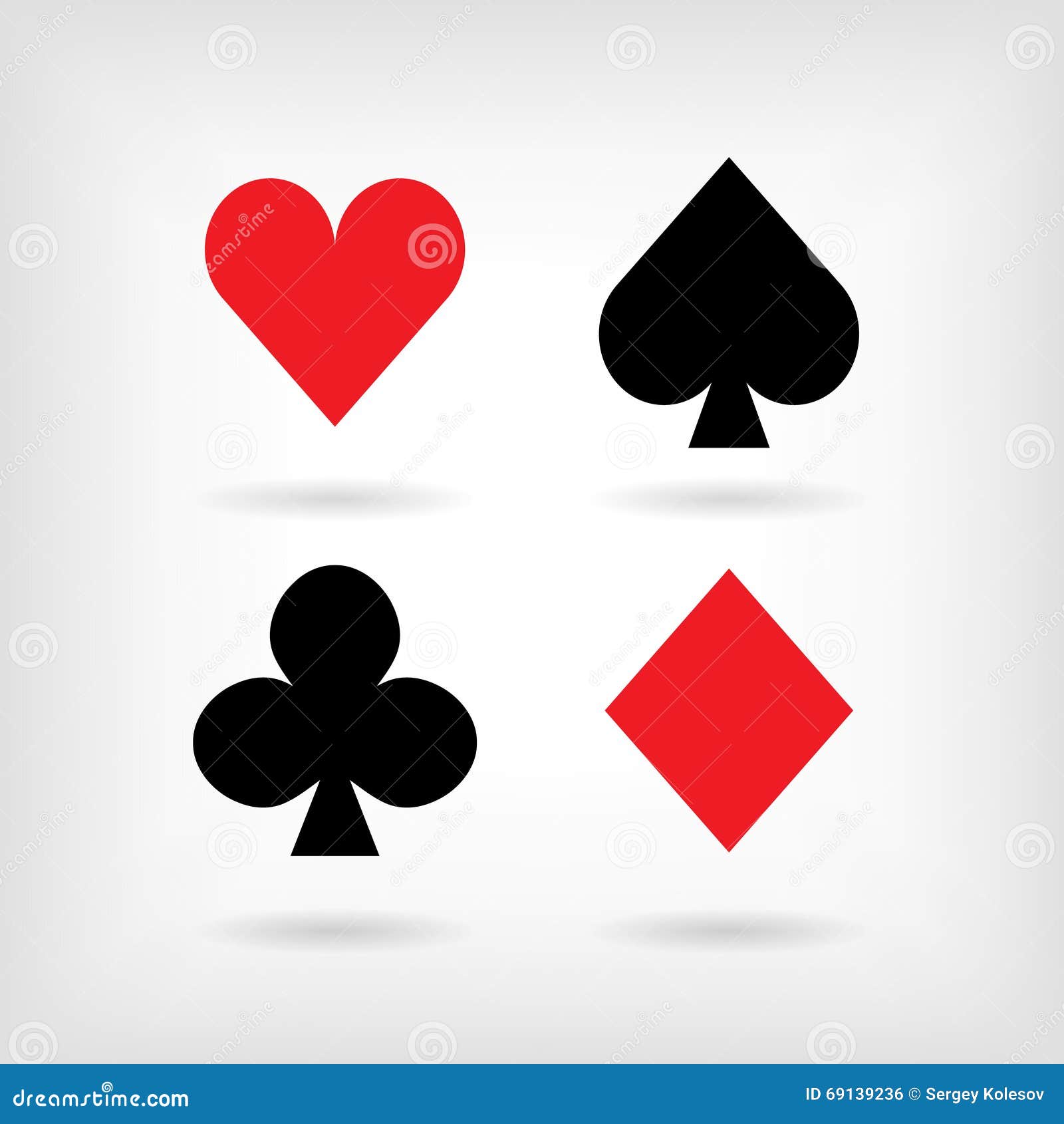 Symbols Of Playing Cards. Royalty-Free Stock Photography ...