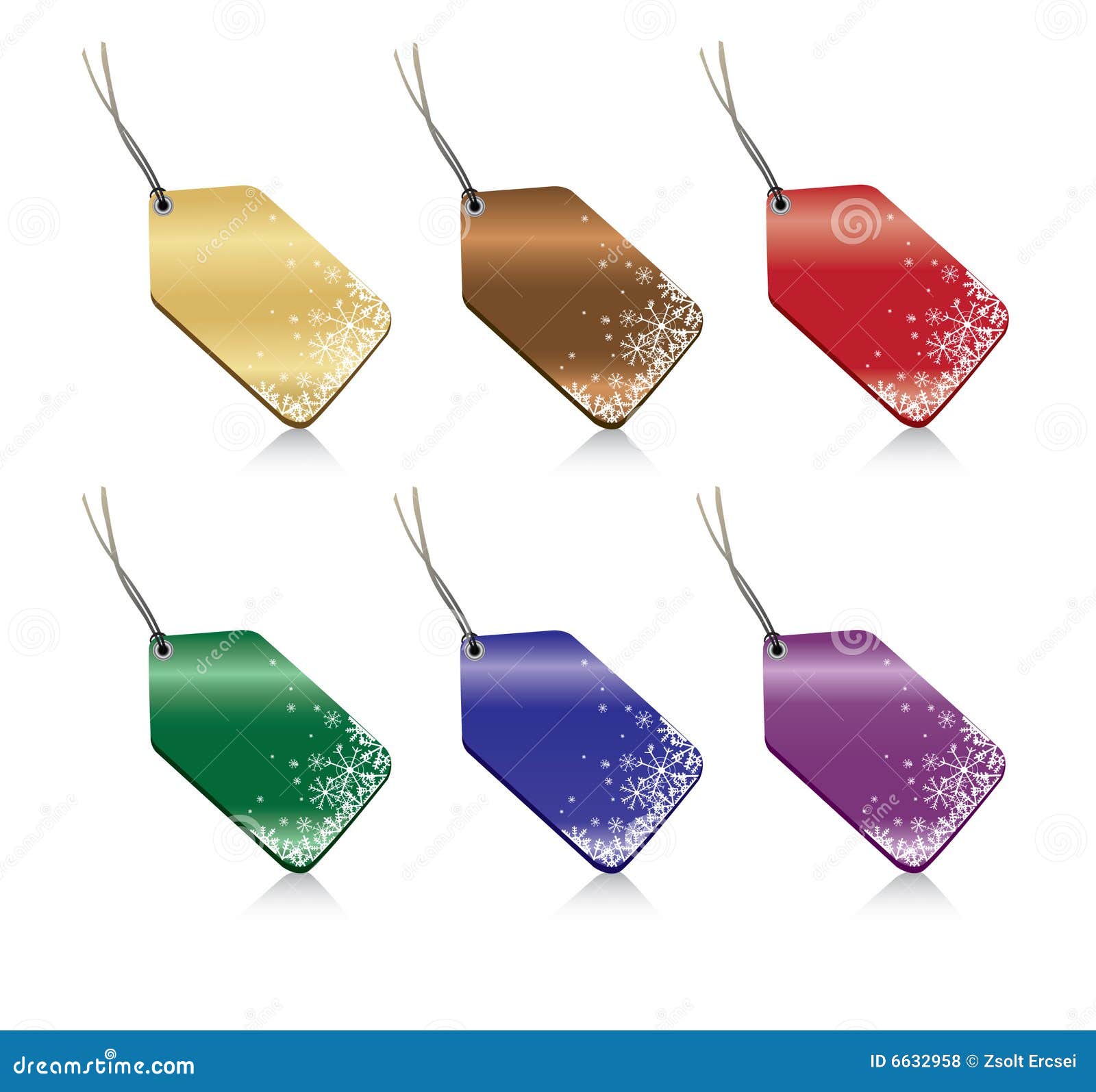 Set of vector tags stock vector. Illustration of merchant - 6632958