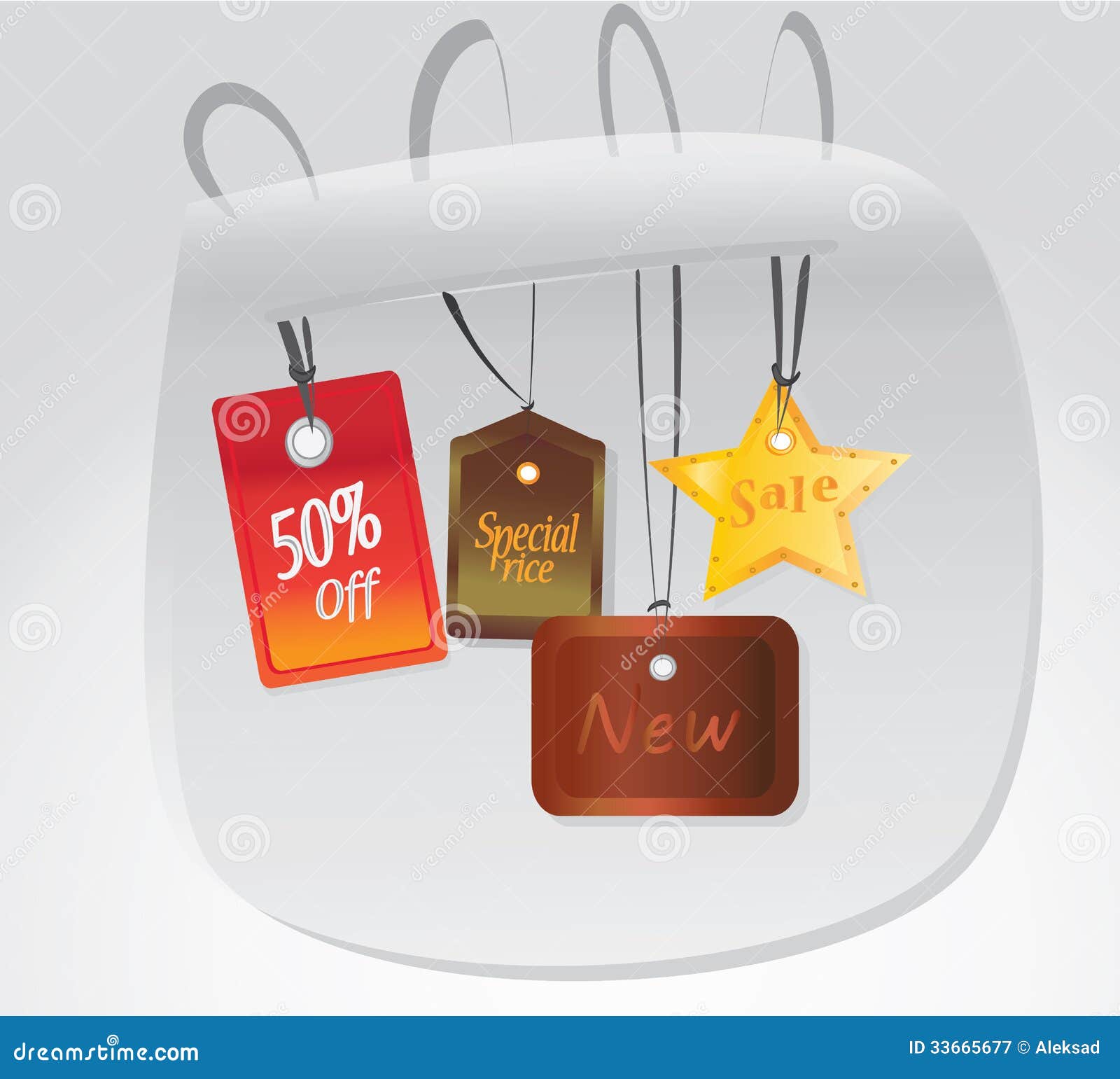 Set of Vector Tags. Collection of Labels Stock Vector - Illustration of ...