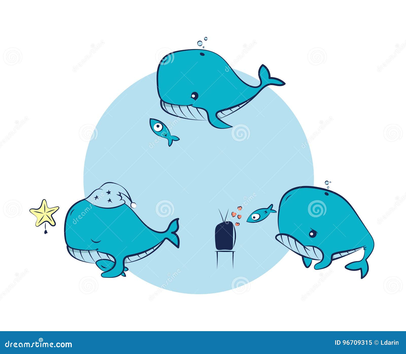 Set of vector whales stock vector. Illustration of mammal - 96709315