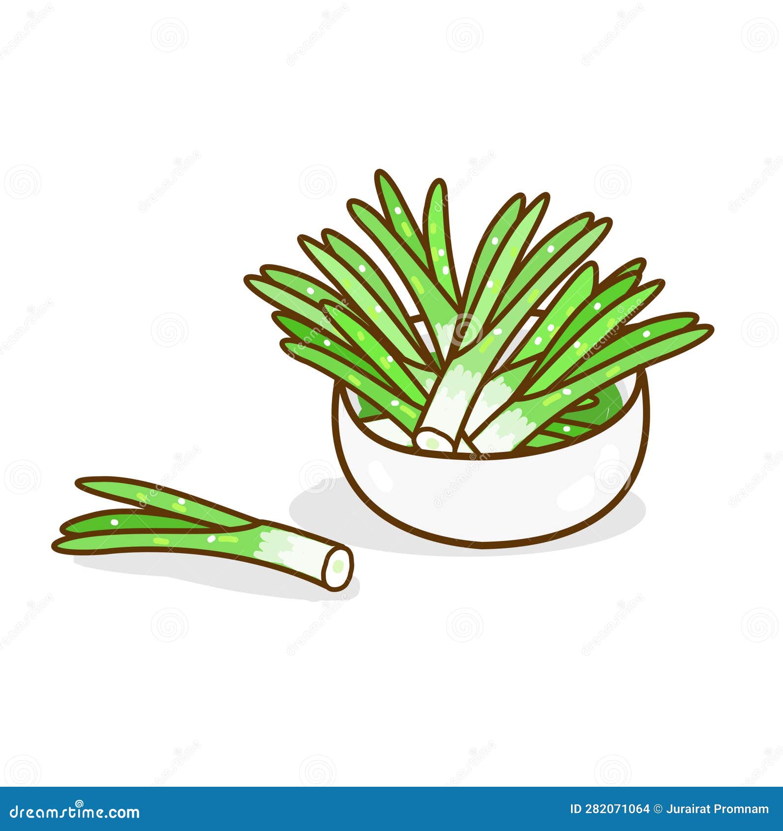 Cartoon Onions on Background Vector. Stock Illustration - Illustration ...