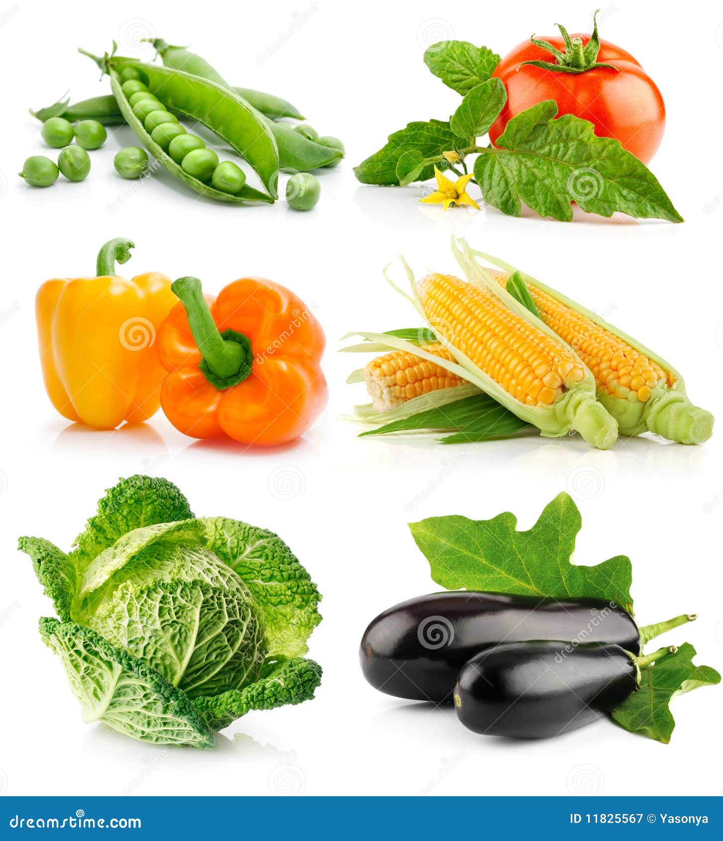 Set of Vegetable Fruits Isolated on White Stock Image - Image of pepper ...