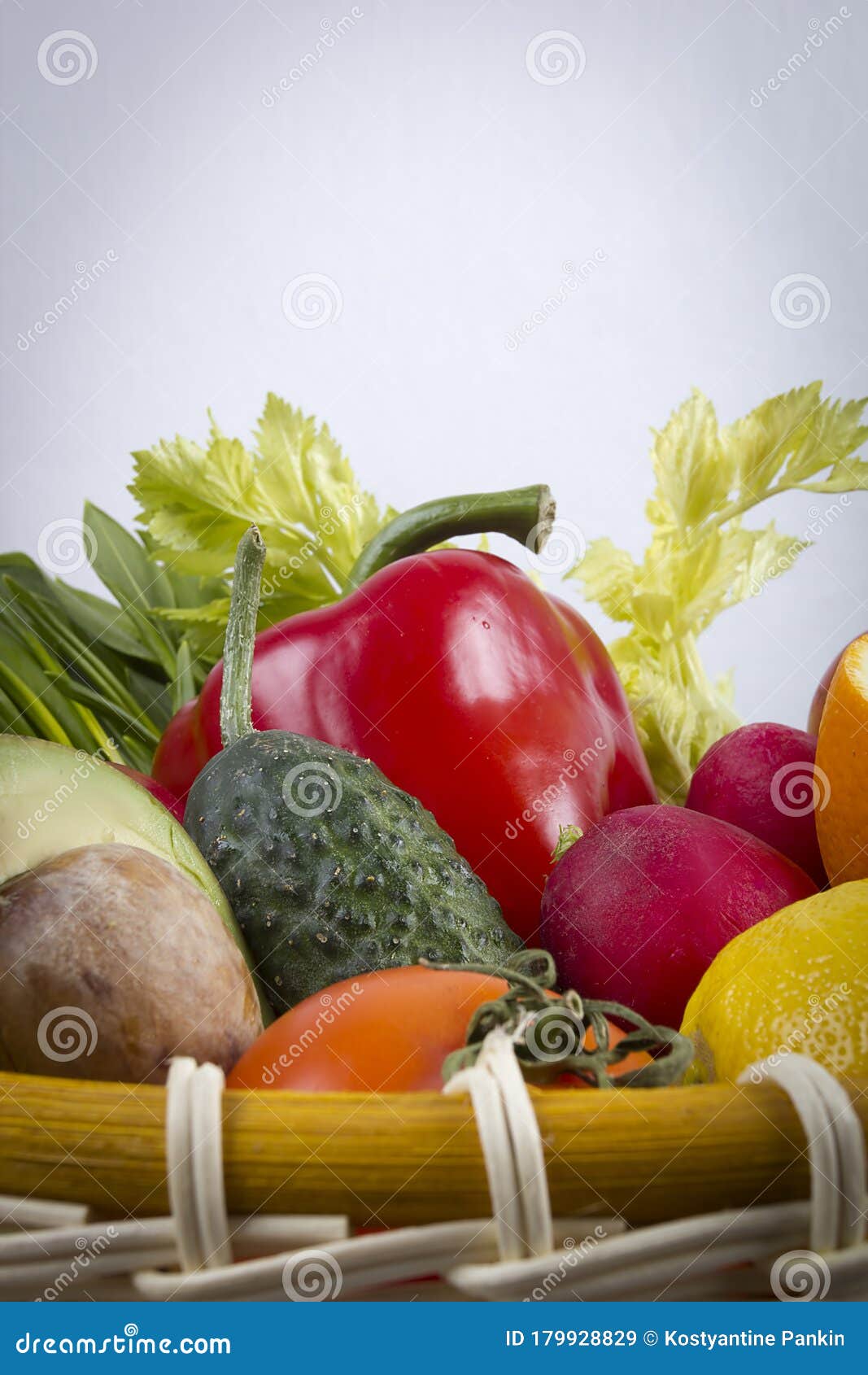 Set of Vegetables and Fruits Stock Image - Image of avocado, celery ...
