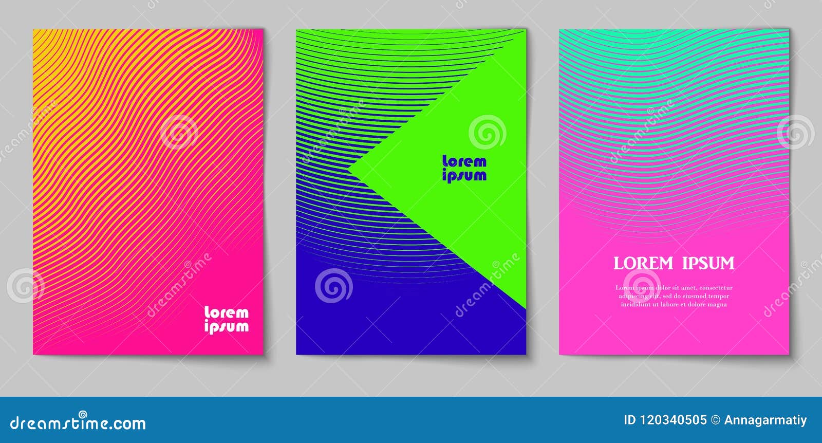 Set Of Vertical Halftone Backgrounds Stock Vector - Illustration of ...