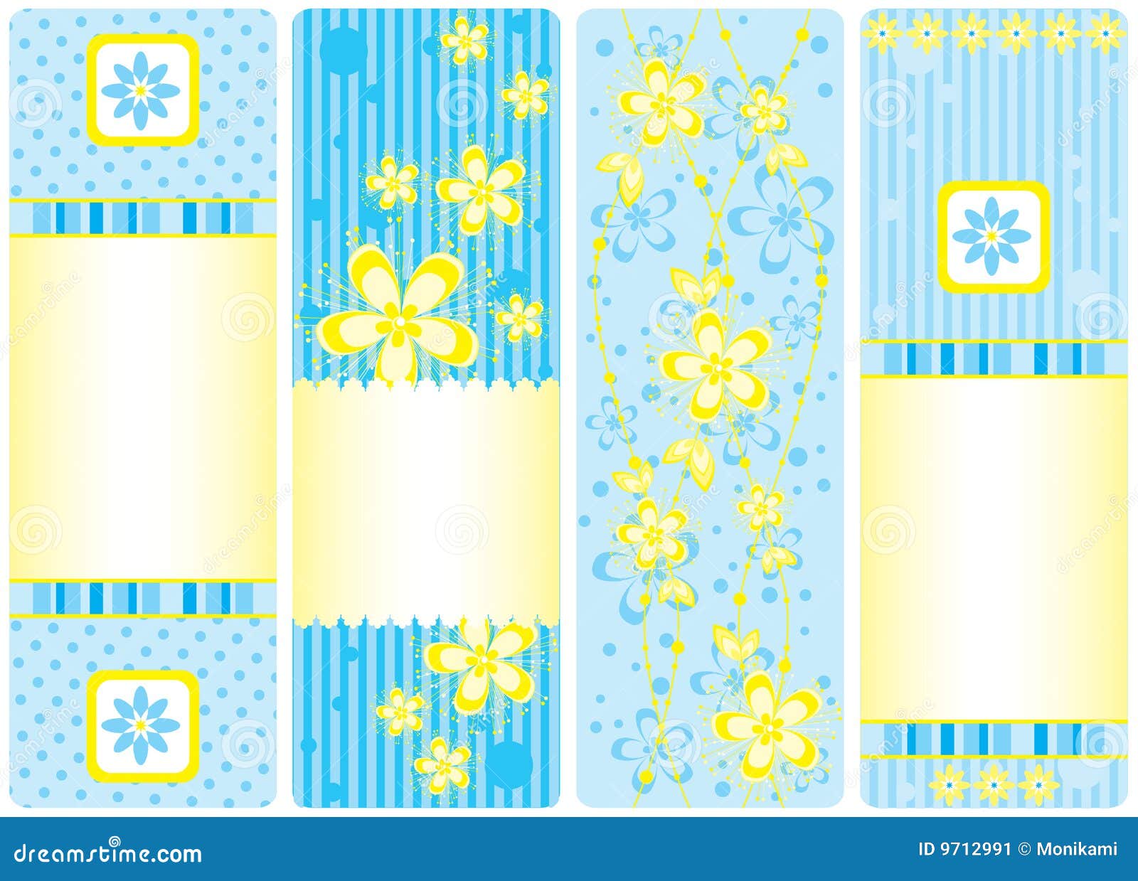 Set of vertical tags stock vector. Illustration of children - 9712991