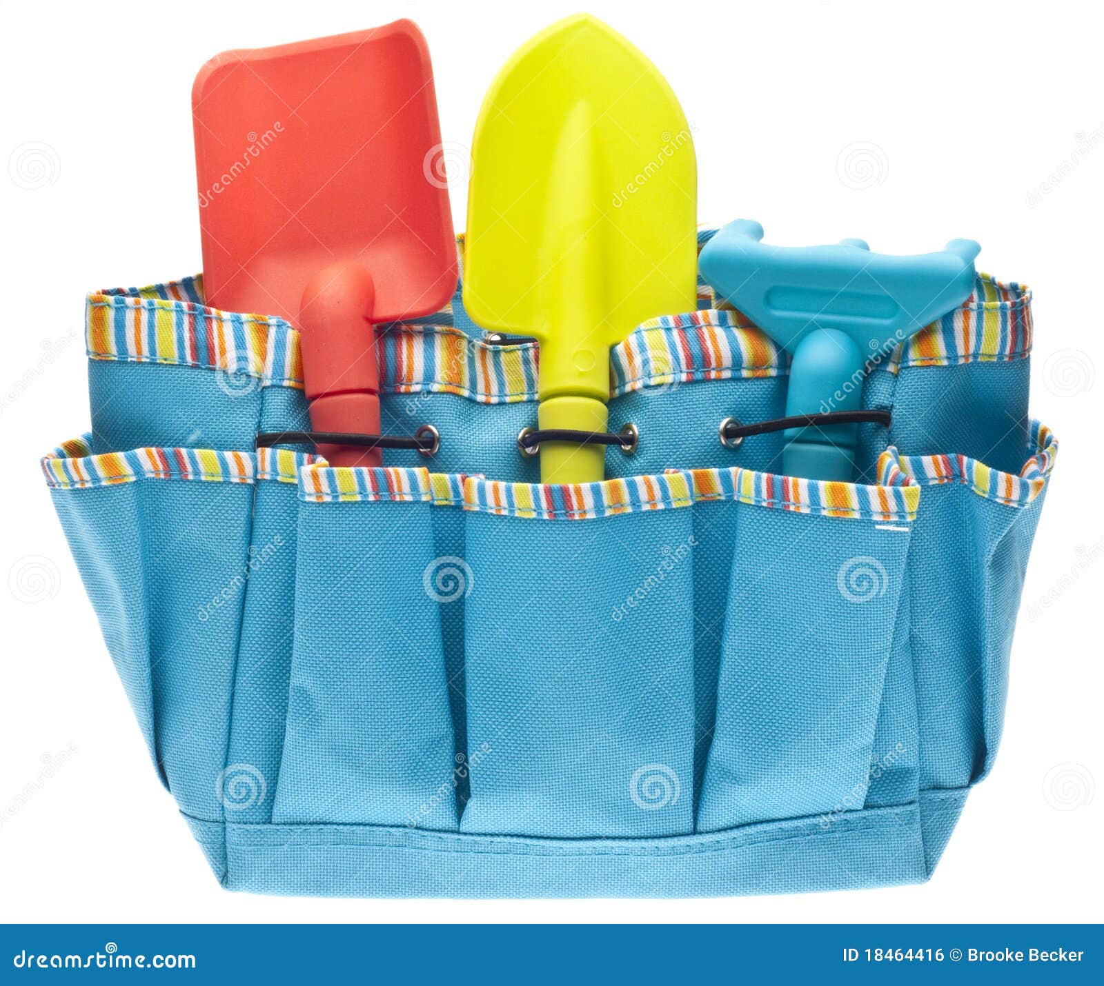 Set of Vibrant Gardening Tools Stock Photo - Image of orange, plastic ...