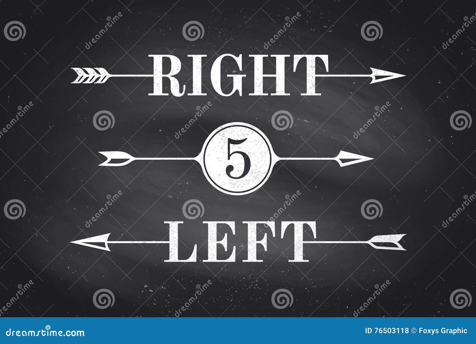 Set of Vintage Arrows and Banners with Text Right, Left Stock Vector ...