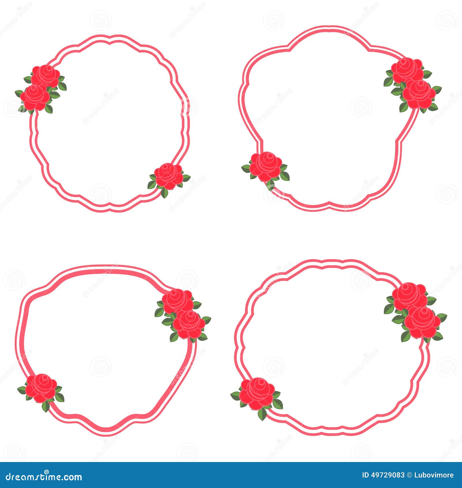 Set of Vintage Frames and Modern Labels Stock Vector - Illustration of ...