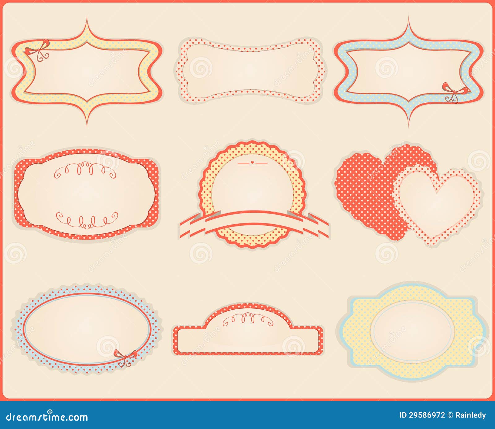 Set of Vintage Labels and Tags. Stock Vector - Illustration of ...