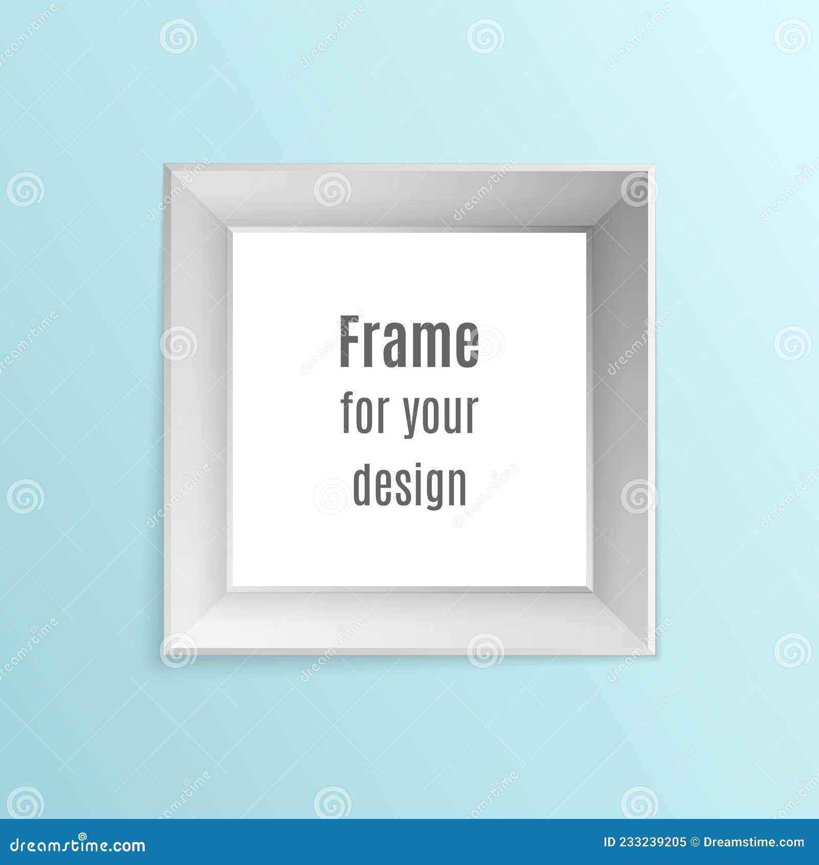 Set of Vintage Realistic Photo Frames. Photo Frame Layout Design ...