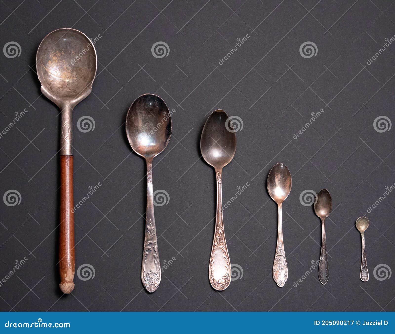 Spoons Of Different Sizes Royalty-Free Stock Photo | CartoonDealer.com ...
