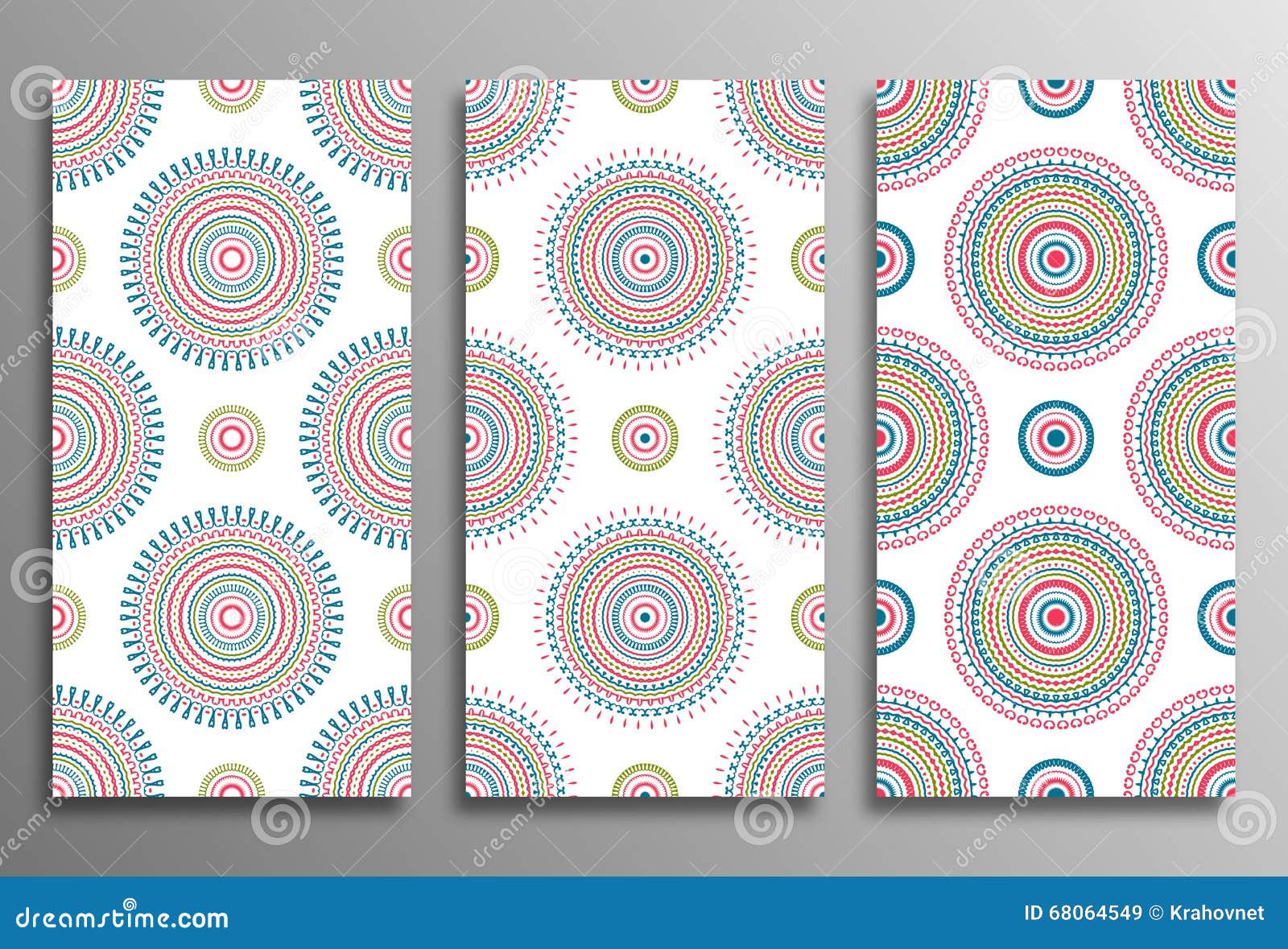 Set Vintage Universal Different Seamless Eastern Patterns (tiling ...