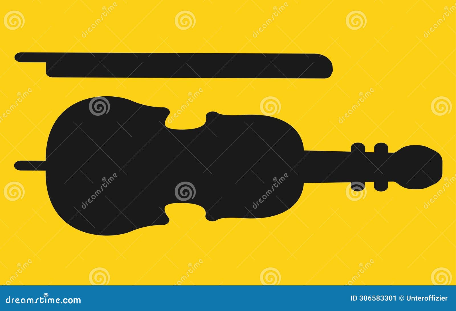 Violin, Cello, Bass Viol Set One Line Art. Continuous Line Drawing Of ...
