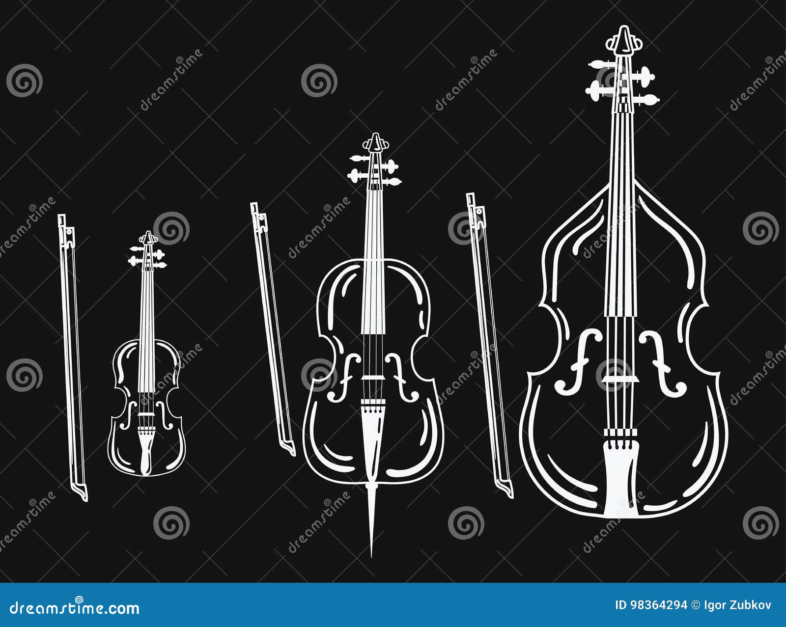 Cello Black And White