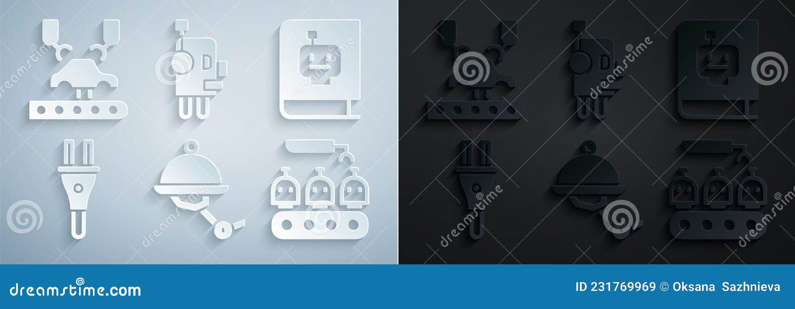 Waiter Robotic Arm Machine In The Mascot Cartoon Vector | CartoonDealer ... Waiter Robotic Arm Machine In The Mascot Cartoon Vector | CartoonDealer ...