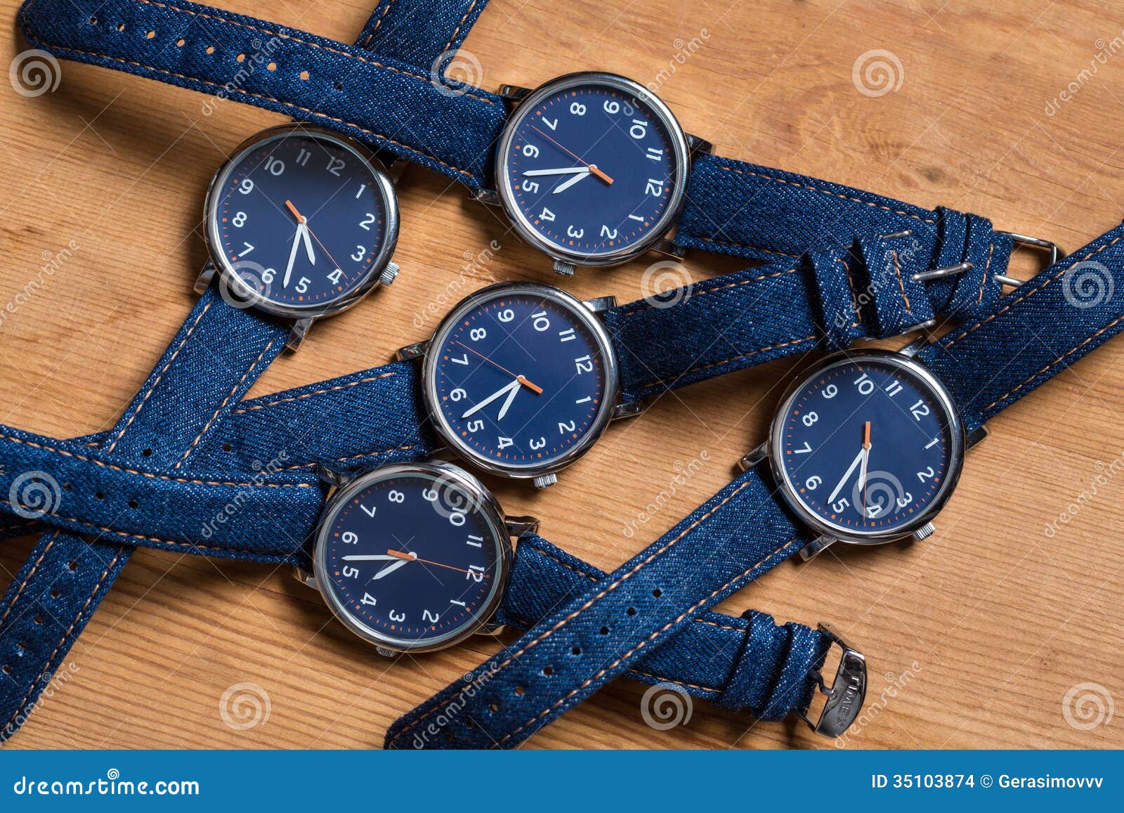 Set of watches stock photo. Image of strap, object, fashion - 35103874