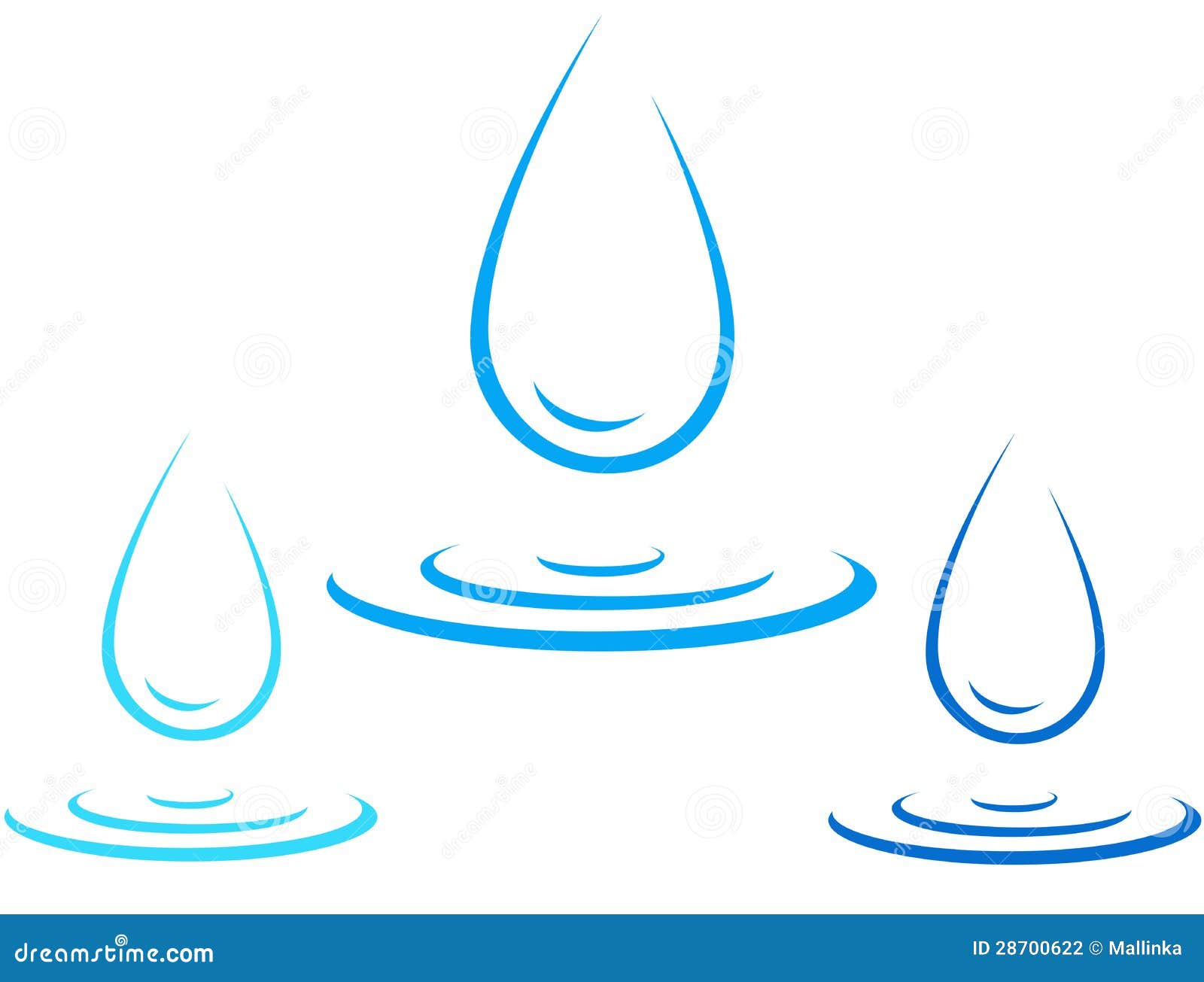 Set of Water Drop Icon with Splash Stock Vector - Illustration of drop ...