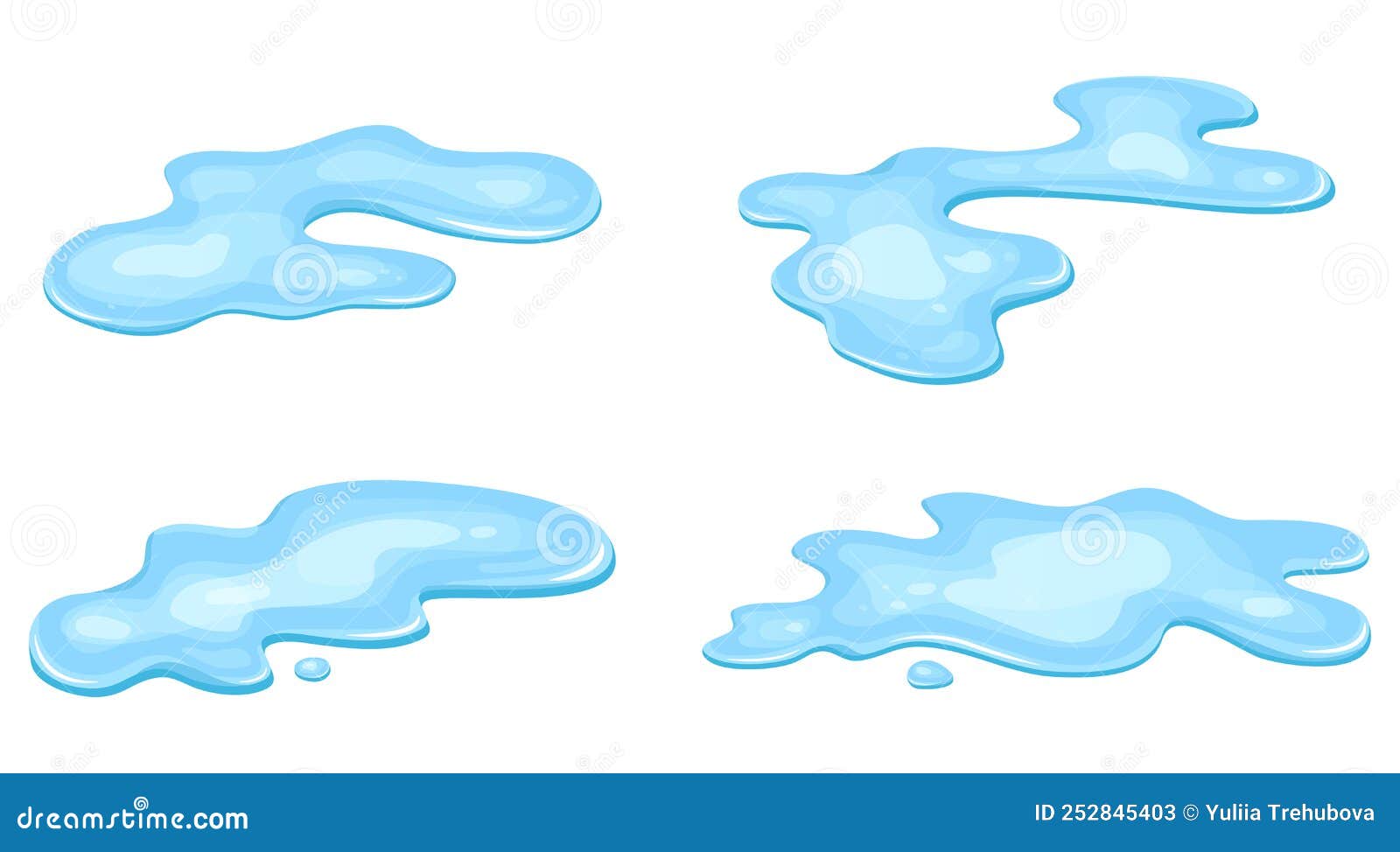 Mud Puddle Splash Clipart . Cartoon Vector | CartoonDealer.com #155861181