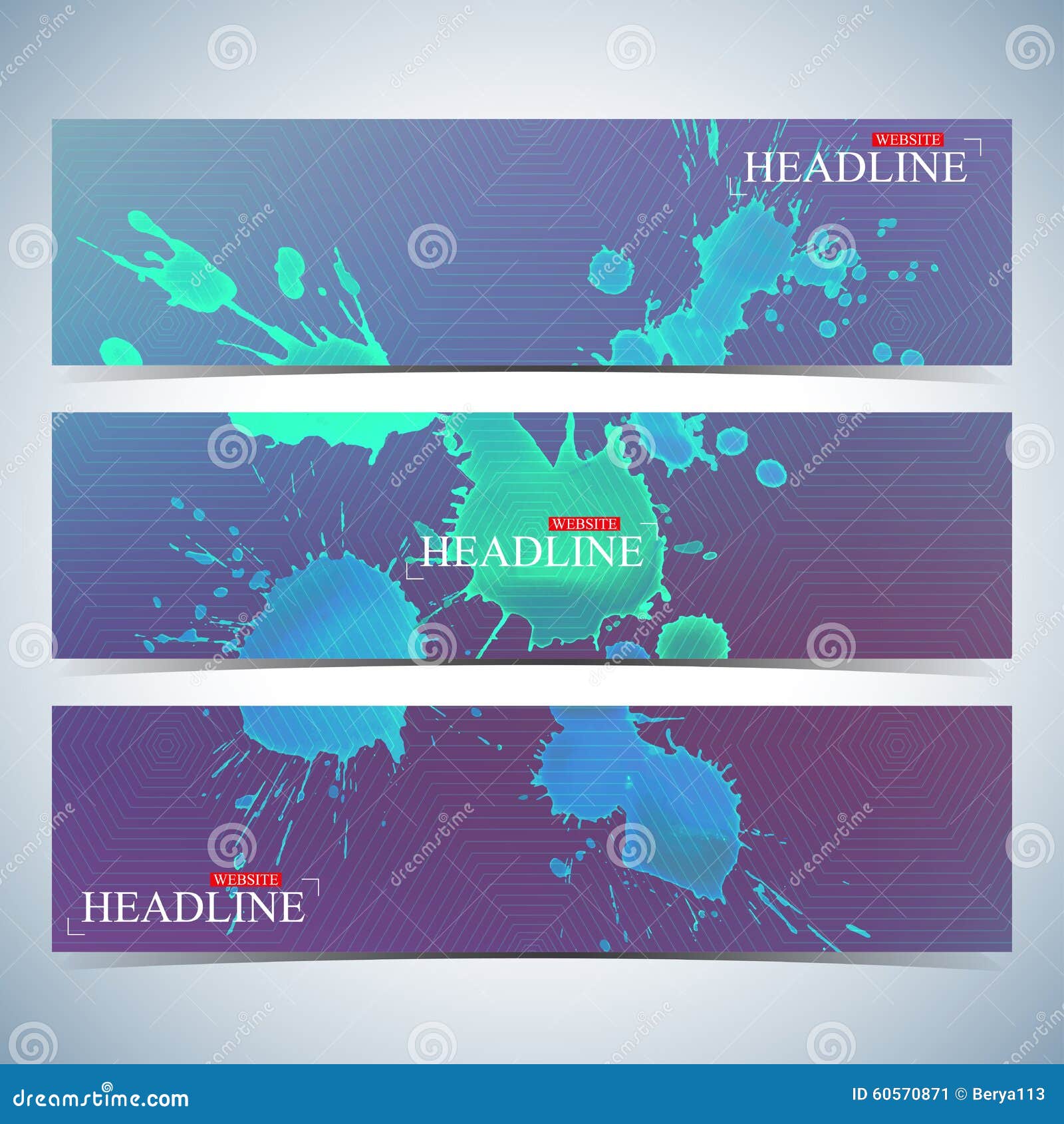 Modern One Page Website Template Design With Vector Illustration ...