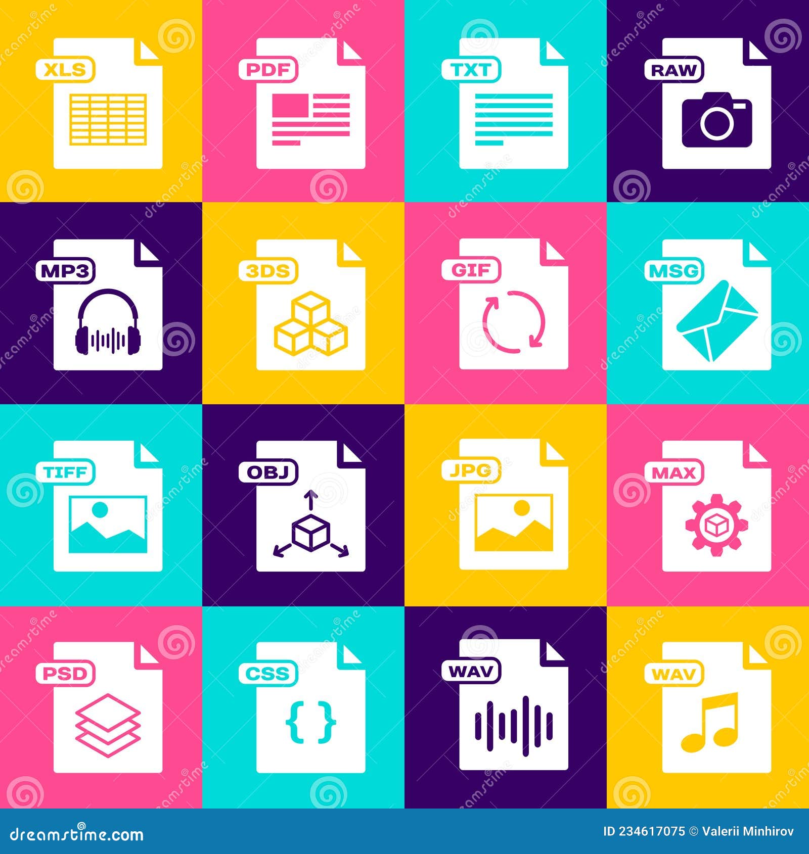 Set WAV File Document, MAX, MSG, TXT, 3DS, MP3, XLS and GIF Icon ... Set WAV File Document, MAX, MSG, TXT, 3DS, MP3, XLS and GIF Icon ...