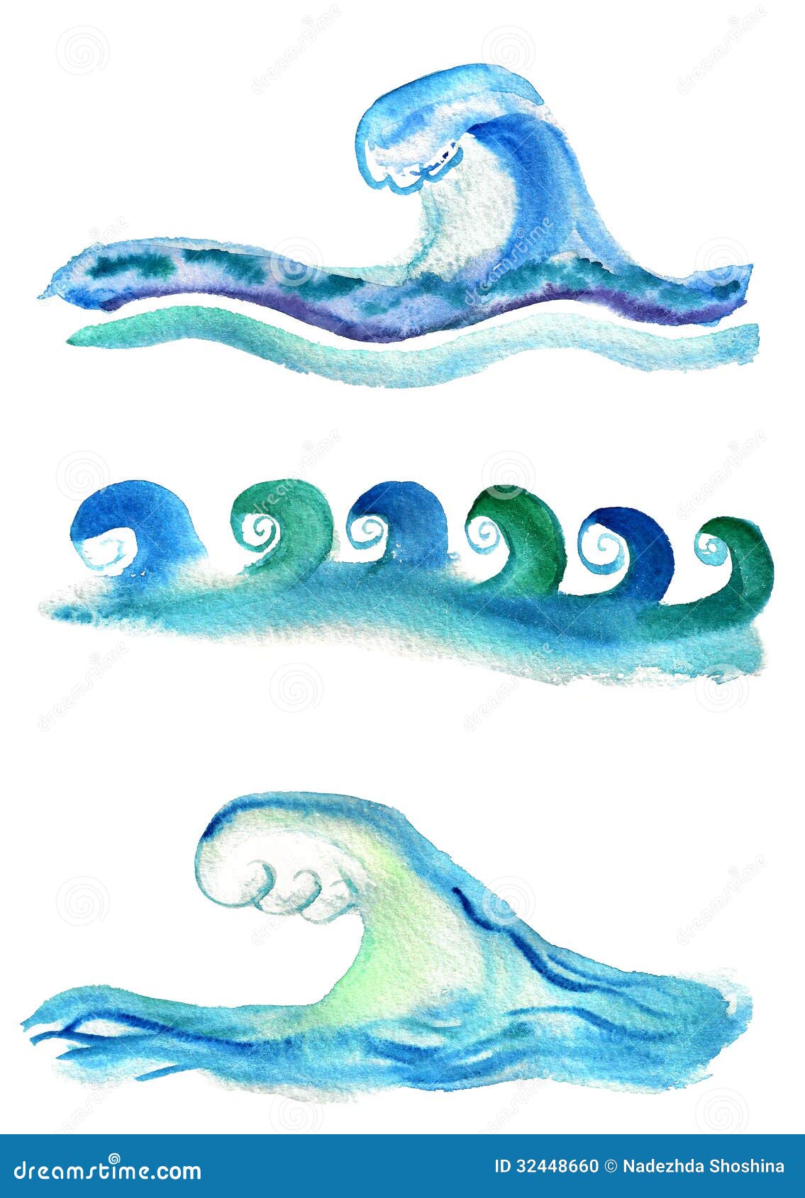 Set of waves stock illustration. Illustration of flowing - 32448660 Set of waves stock illustration. Illustration of flowing - 32448660