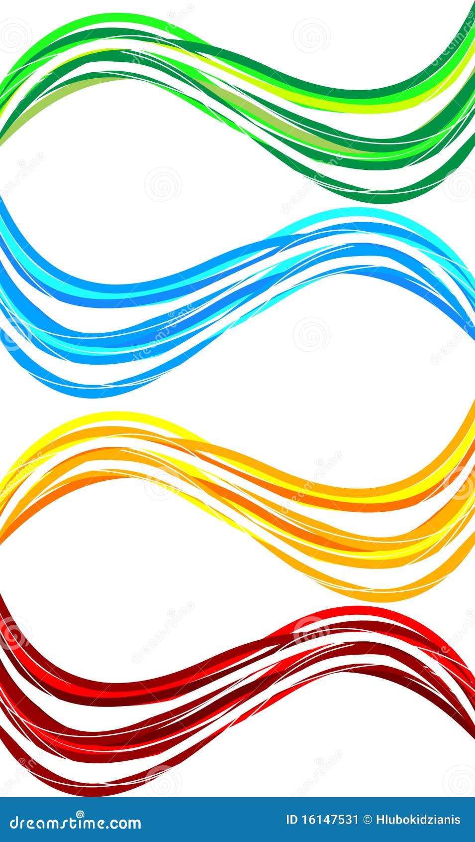 Set wavy banners stock vector. Illustration of modern - 16147531