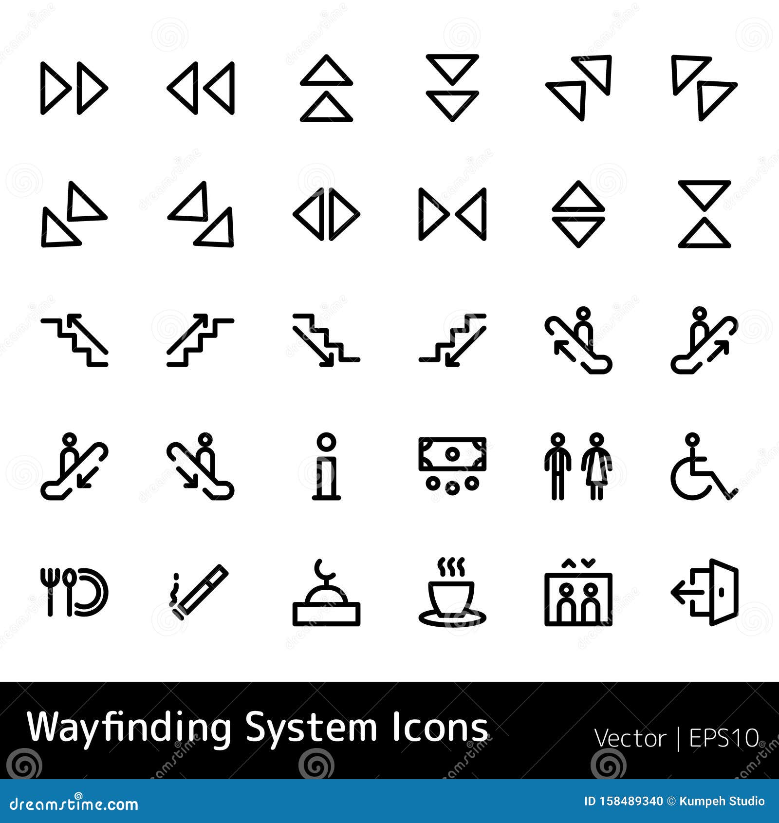 Wayfinding System Signage Mockup Set. Exterior And Interior Way Finding ... Wayfinding System Signage Mockup Set. Exterior And Interior Way Finding ...