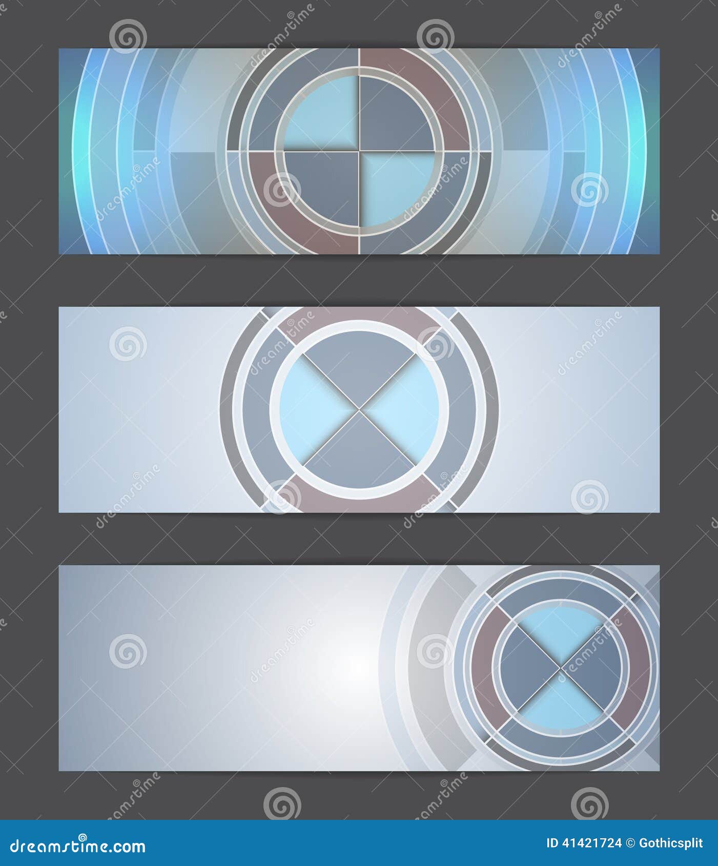 Set of web banners stock vector. Illustration of abstract - 41421724