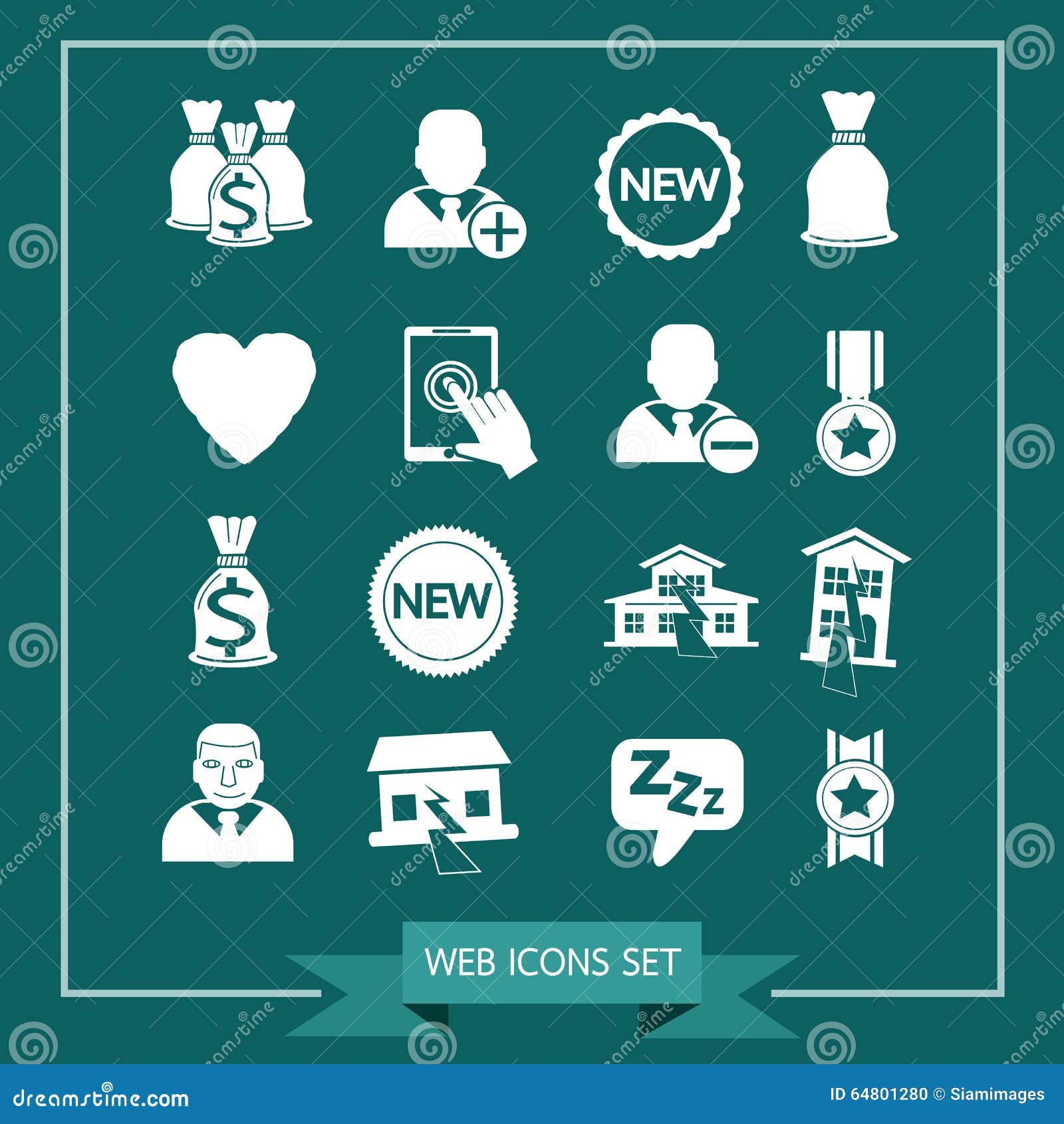 Set of Web Icons for Website and Communication Stock Vector ...