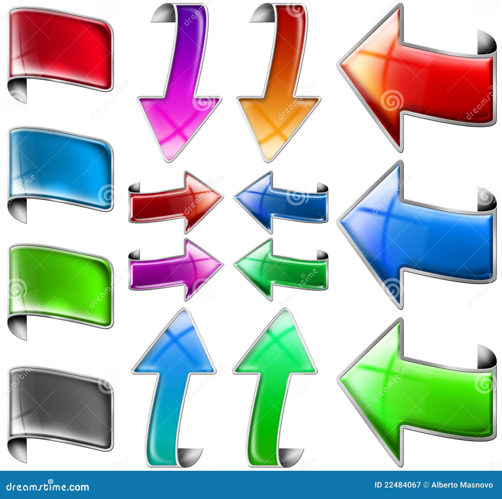 Set of Web Labels stock illustration. Illustration of group - 22484067