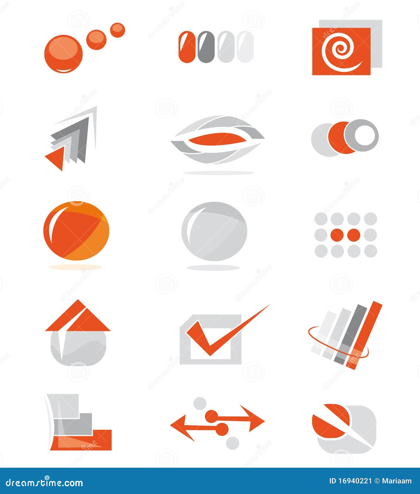 Set of website elements stock illustration. Illustration of ornaments ...