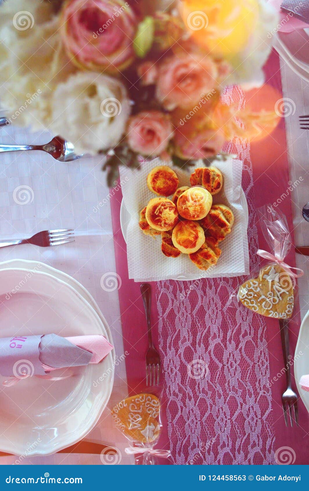 Colorful Wedding Table Decoration Stock Image - Image of event, design ...