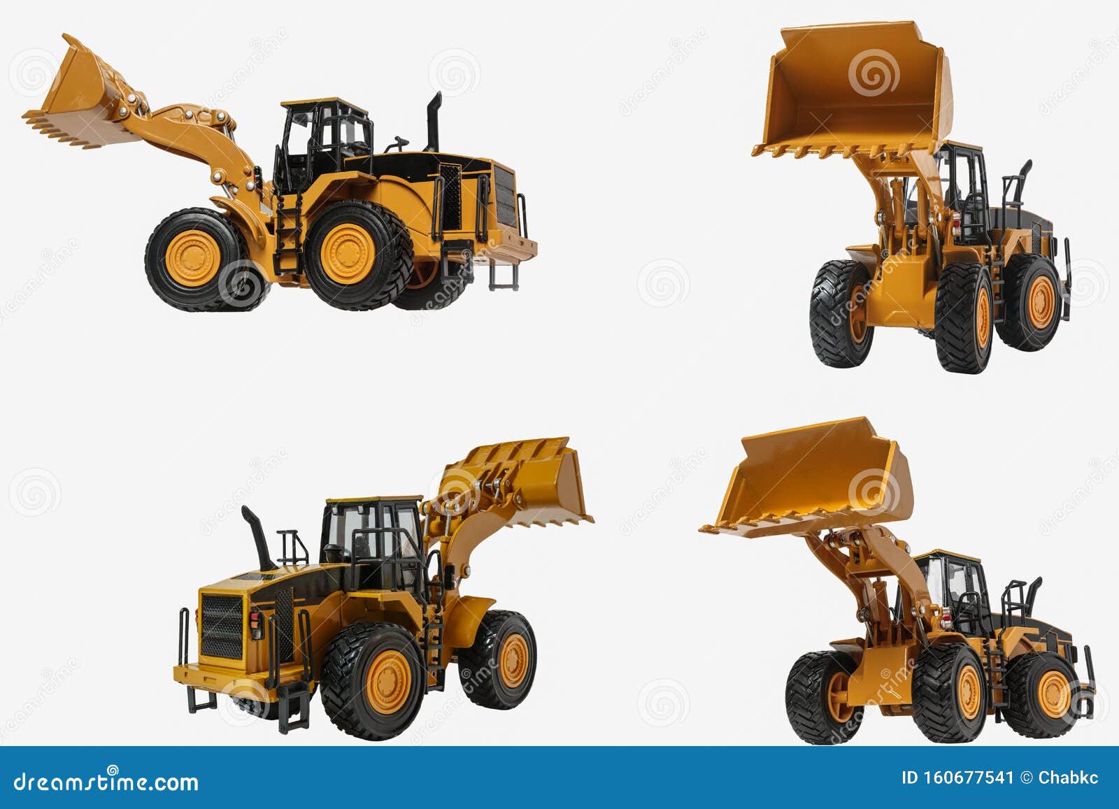 Set of Wheel loader model stock image. Image of industrai - 160677541