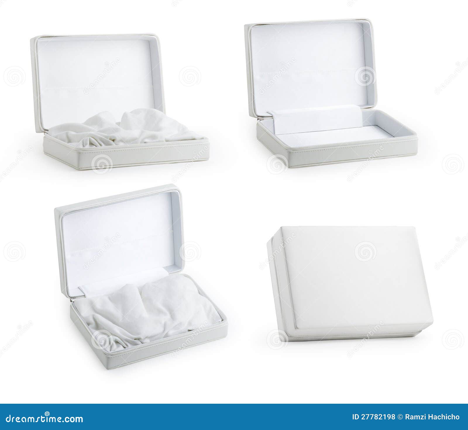 Set of White Box from Various Angles Stock Photo - Image of isolated ...