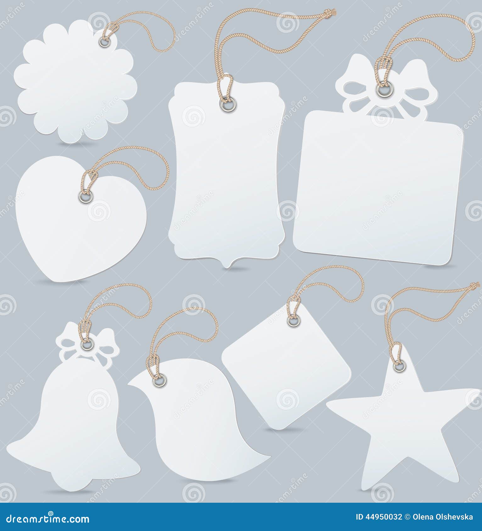 Set of white label (tag) stock vector. Illustration of sell - 44950032