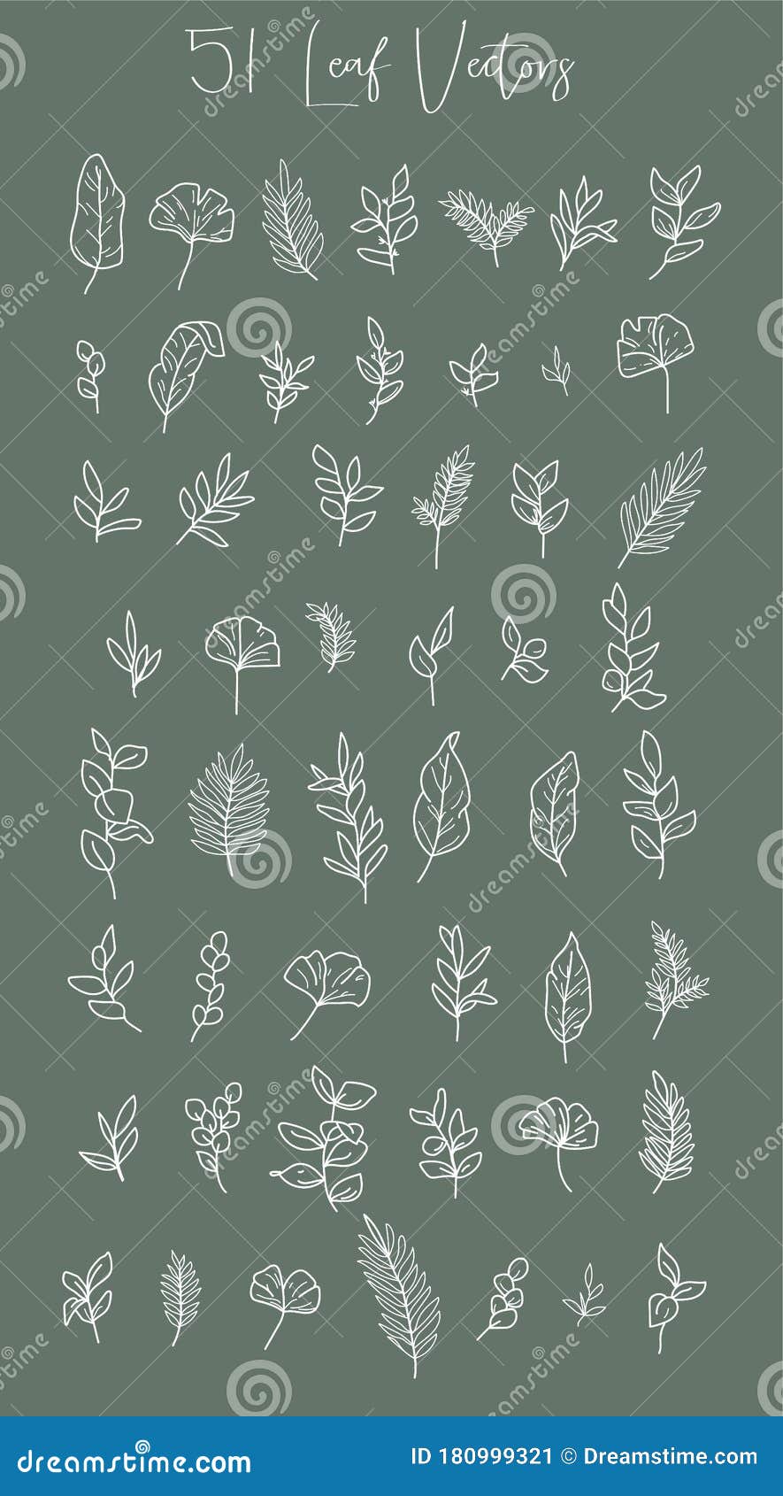 Individual Leaf Vectors Stock Illustrations – 3 Individual Leaf Vectors ...