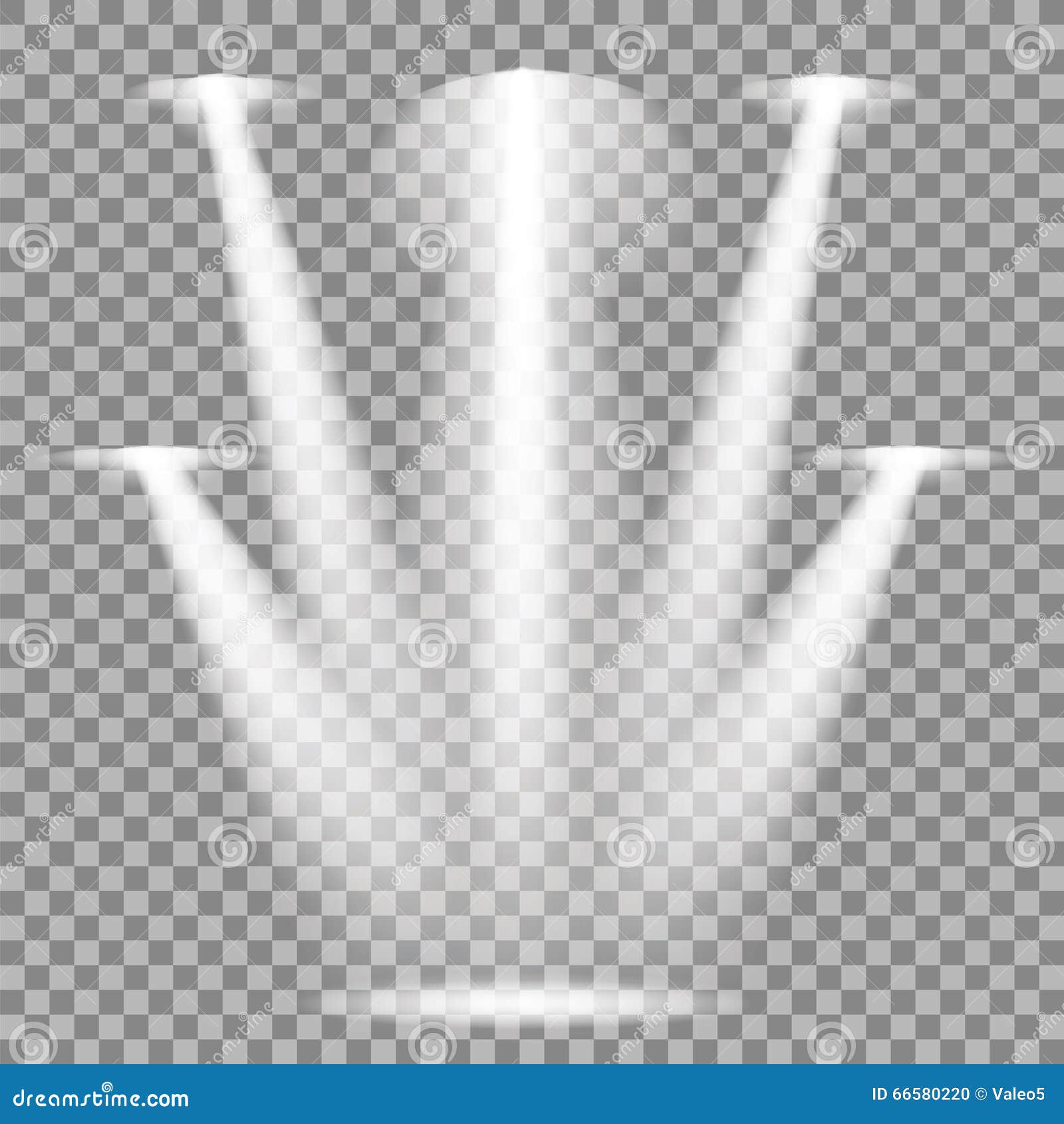 Set of White Spotlights stock vector. Illustration of festive - 66580220