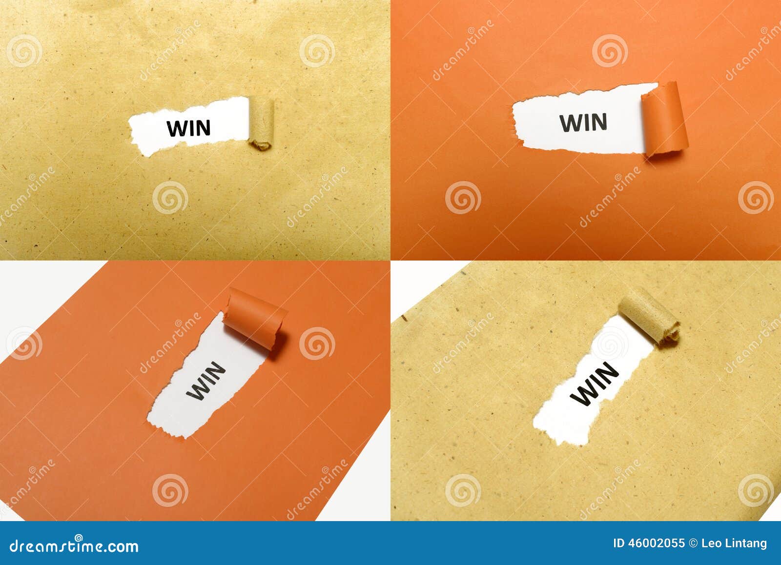 Set of Win Text stock image. Image of teared, collection - 46002055