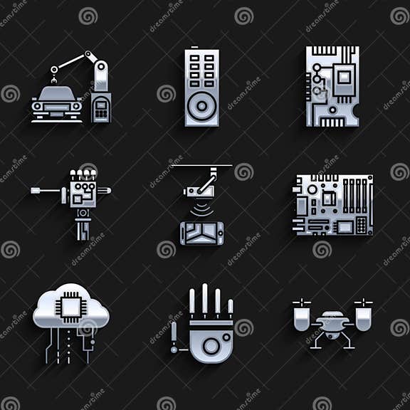Set Wireless Controlling CCTV Security Camera, Electronic Computer ...