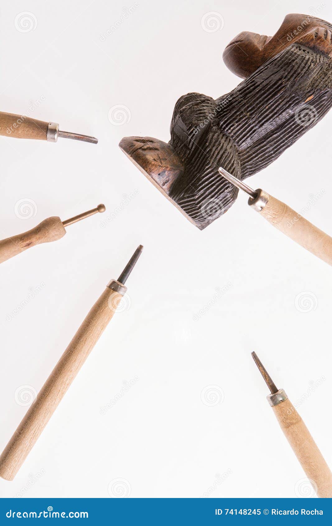 Set of wood chisel stock image. Image of object, sculpt - 74148245